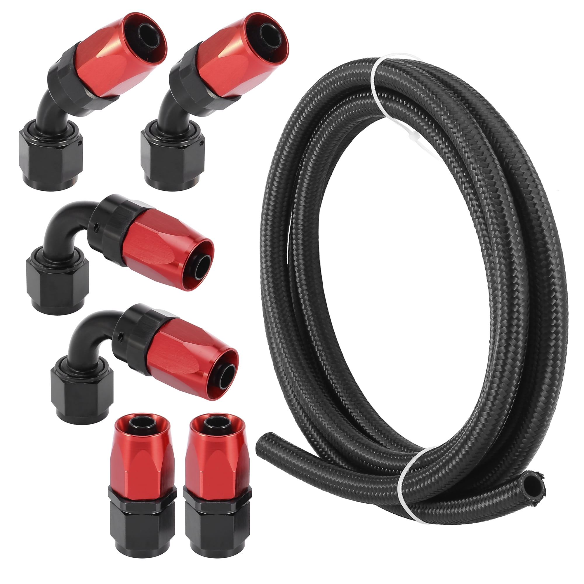 Auto Braided 10ft 1/2" Fuel Line with AN8 End Fitting for CPE Oil Gas ...