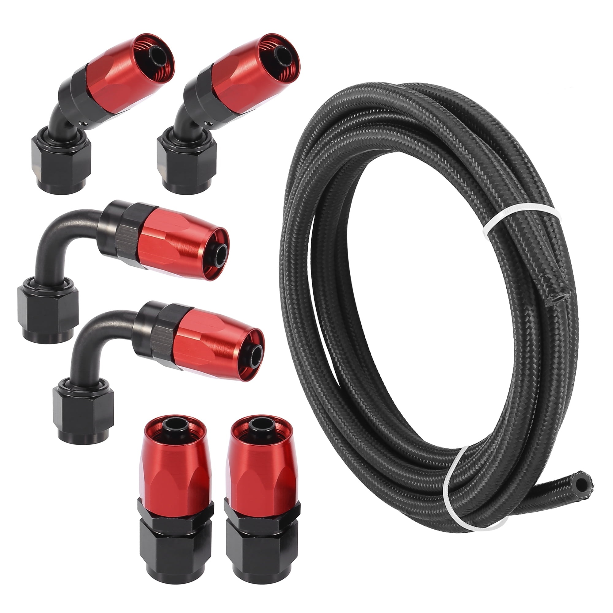 Auto Braided 10ft 3/8" Fuel Line with AN6 End Fitting for CPE Oil Gas ...