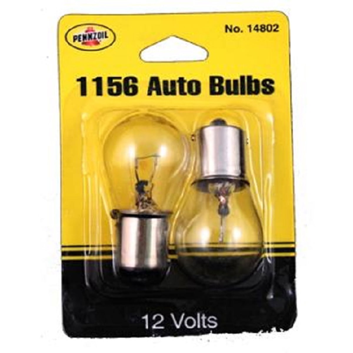 Pennzoil Clear Incandescent Auto Bulbs, 1156 Type, 2 Pack, Durable ...