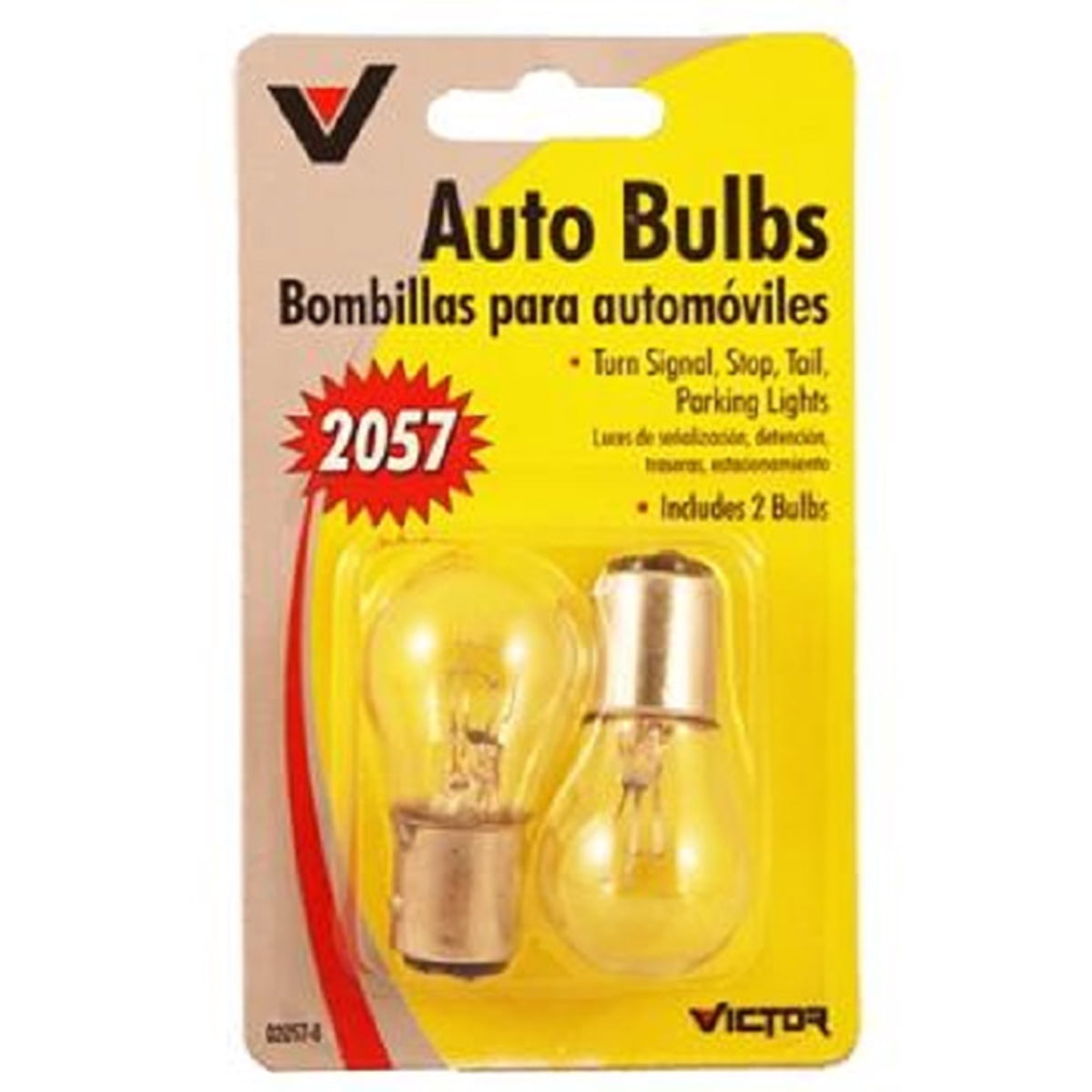 Auto Bulbs 2Pk 2057 - 1 count only - Walmart.com