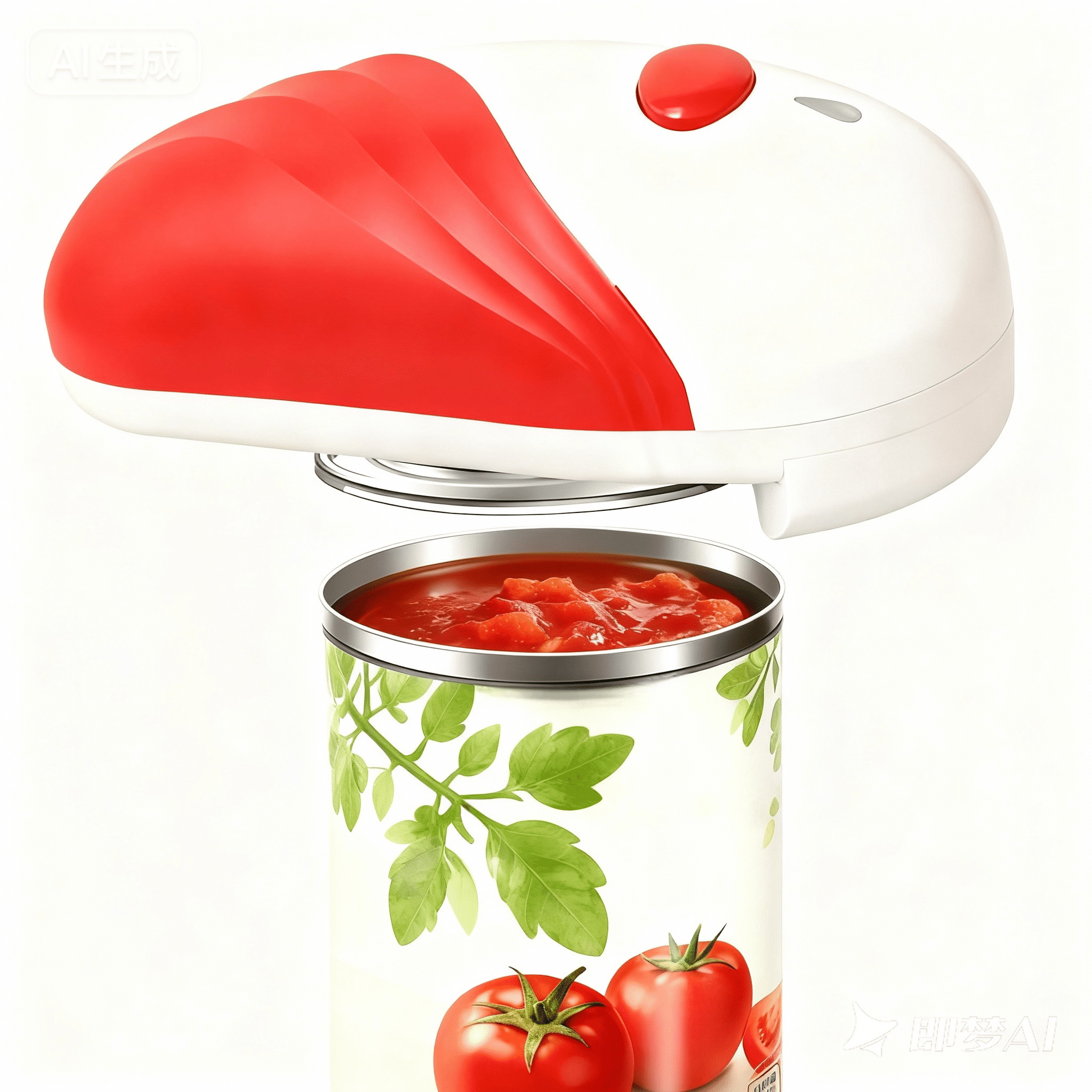 Auto Can Opener for Seniors with Arthritis, Easy Hands-Free Use, Red ...