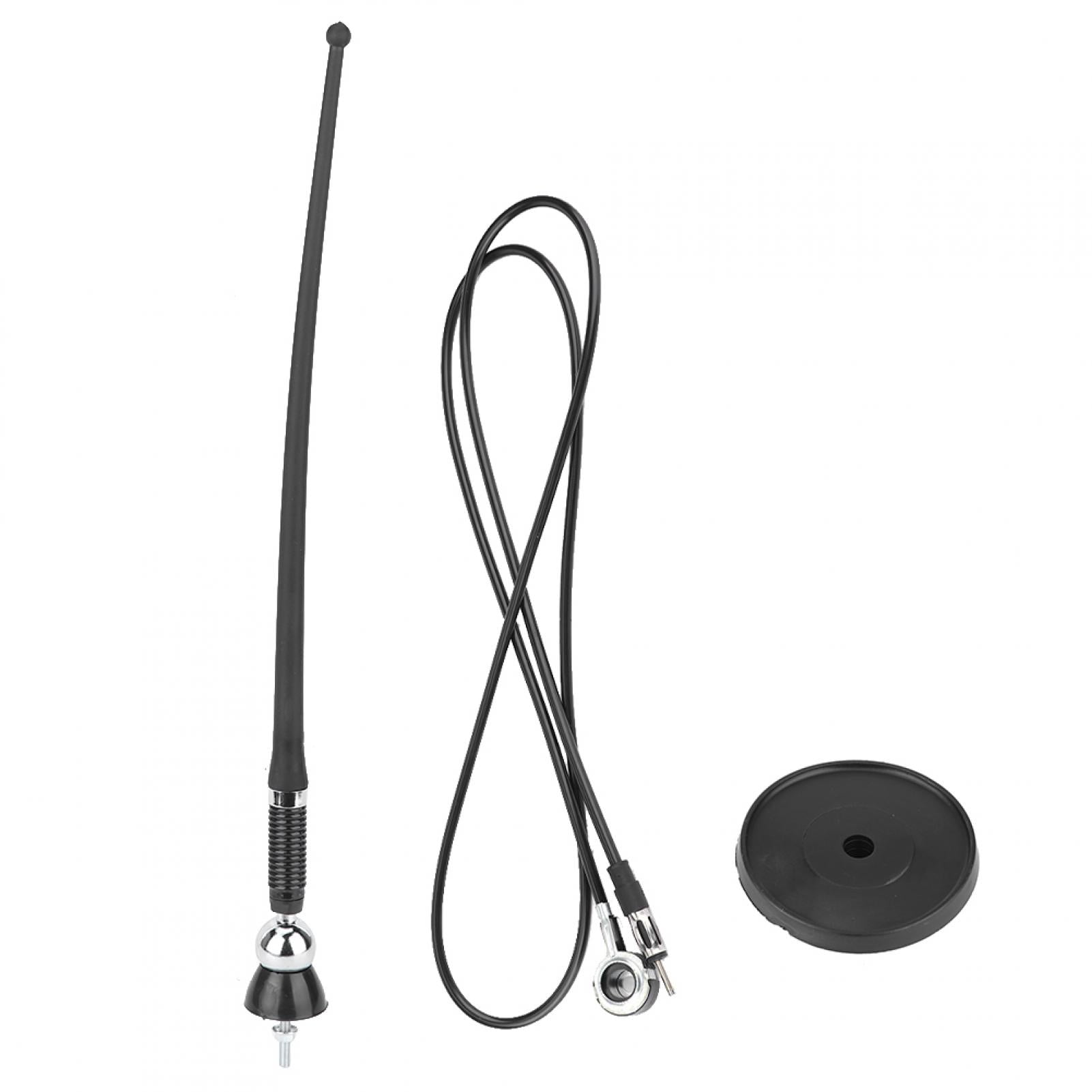 Njide Auto Car 36cm Radio Aerial Roof Mounted Antenna with 1.3m Cable ...