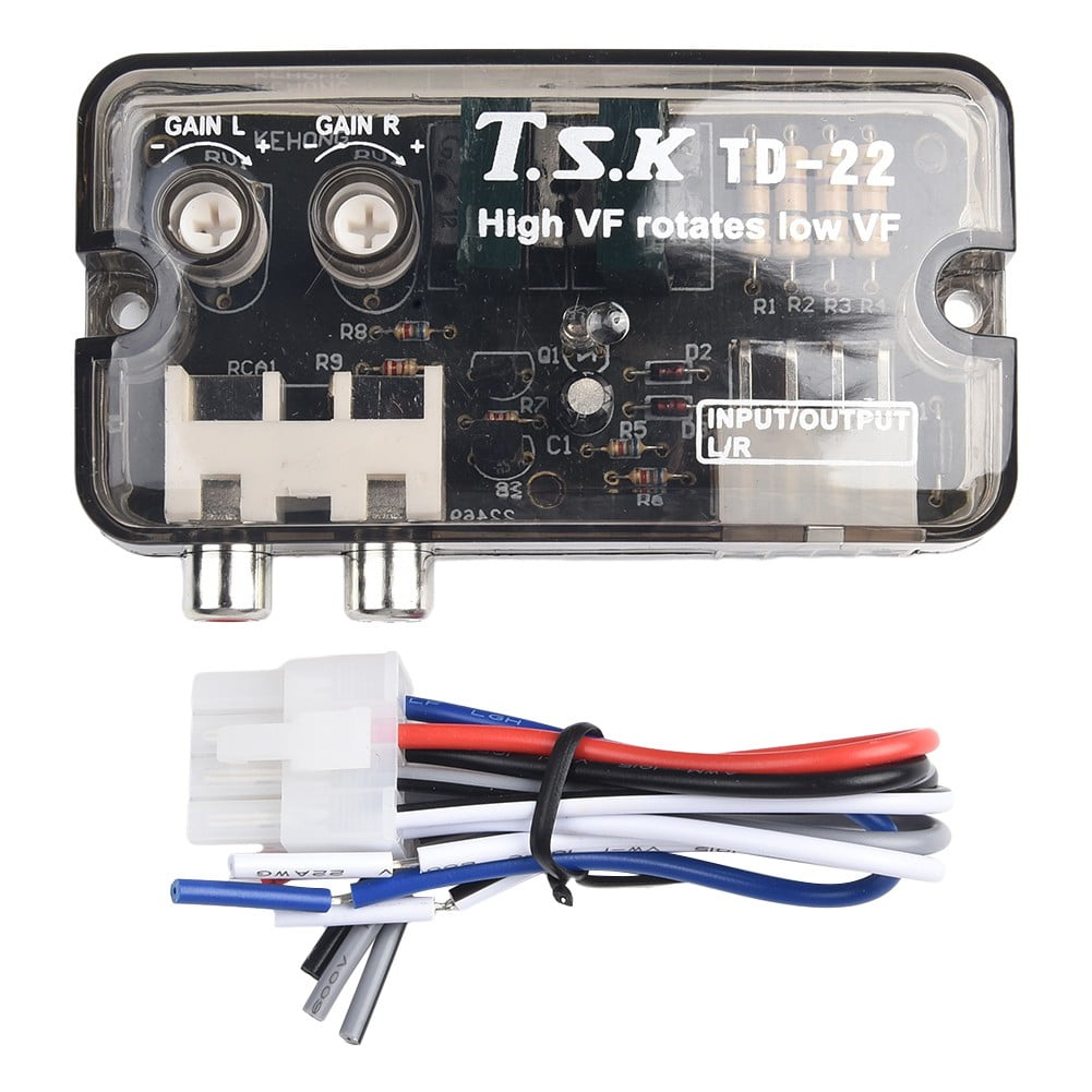 Auto Car Audio Converter 12V Stereo High To Low Adjustable Converter ...