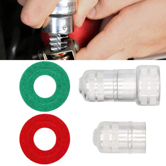 Auto Car Battery Brush Wash Cleaning Tools Car Battery Post Terminal ...