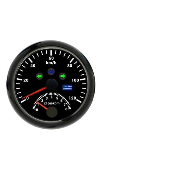 Auto Car Boat 85mm 2 In 1 GPS Speedometer Gauge 120MPH GPS Speed ...