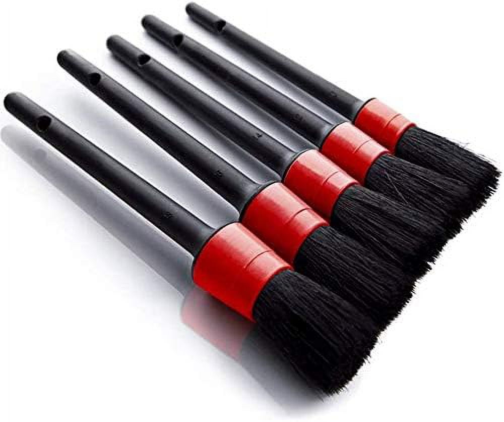 Auto Car Detailing Brush Set(Set of 5)- Automotive Detail Cleaning ...