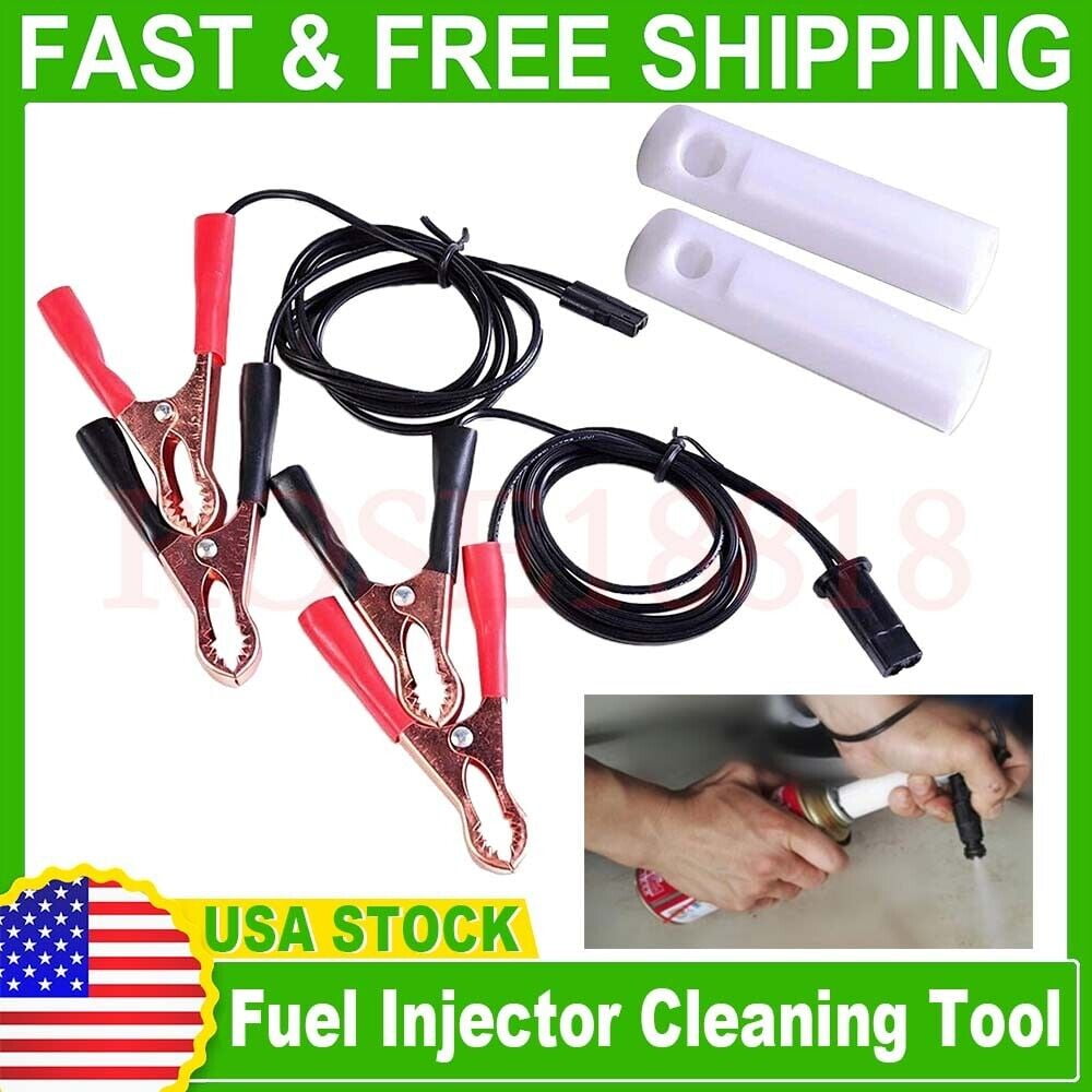 Auto Car Fuel Injector Flush Cleaner Adapter Tool DIY Kit for Universal ...