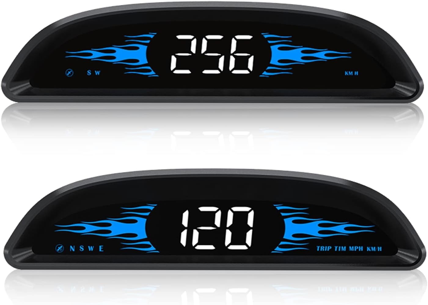 Auto Car HUD Head Up Display KMH & MPH Digital GPS Smart Speedometer ...