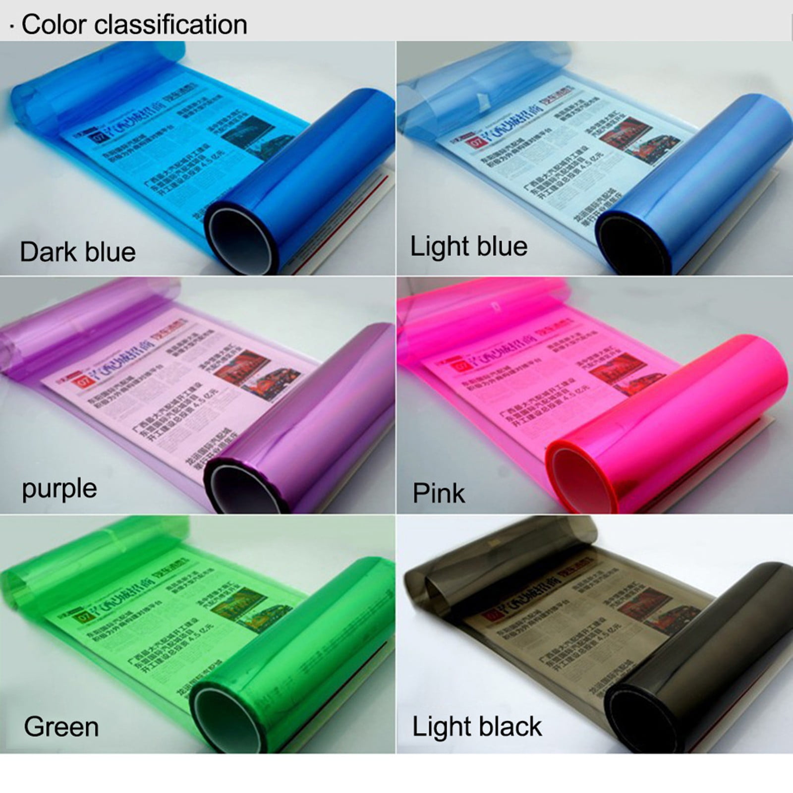 Auto Car Headlight Taillight Film, Tint Vinyl Sticker, Scratch ...