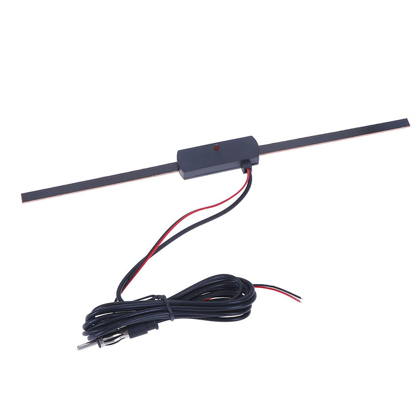 Auto Car Hidden Amplified Antenna 12V Electronic Stereo AM/FM Radio ...