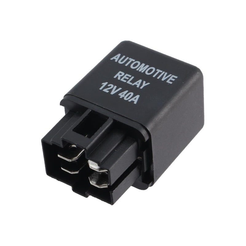 Auto Car Relay 12V 40A 4 Pin Normally Open Contact Form Smooth Cover ...