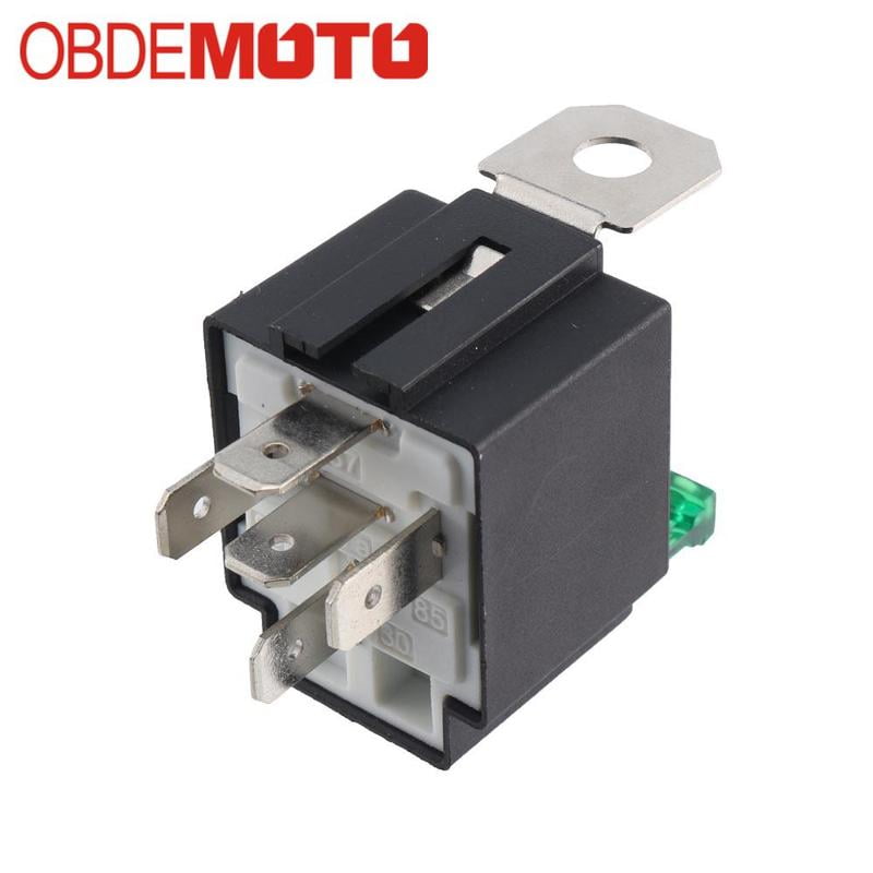 Auto Car Relay JD1914 12V 30A 5 Pin Fuse Insert Blade Switching Contact ...
