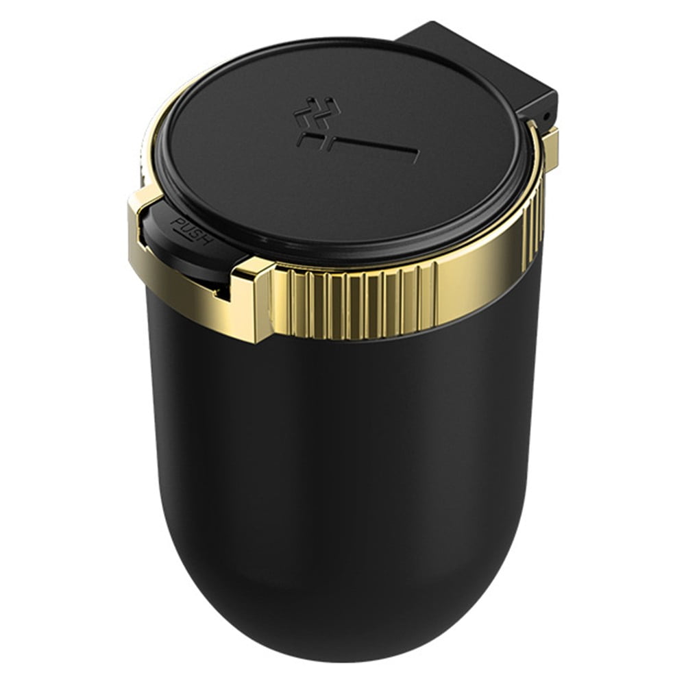 Auto Car Storage Cup Holder LED Light Lid Portable Detachable ...