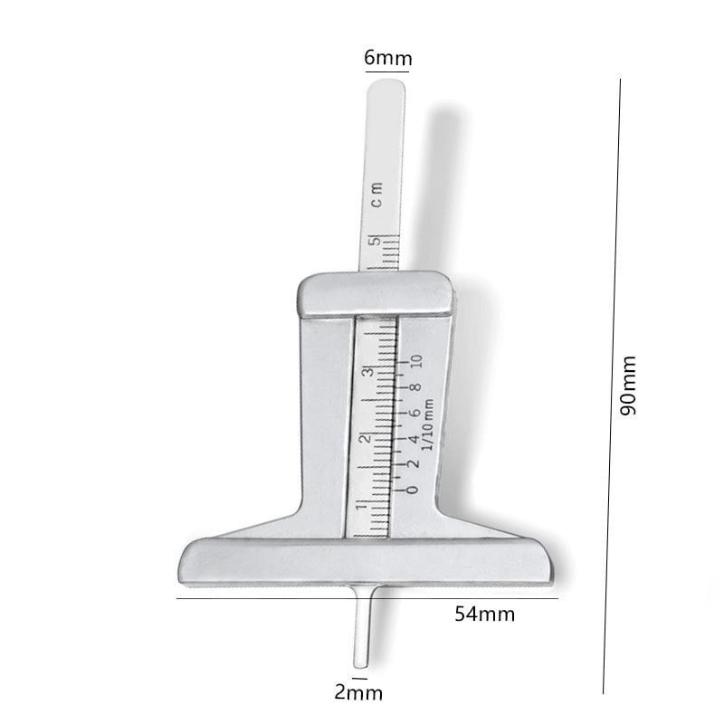 Auto Car Tyre Tread 0-60mm Depthometer Stainless Steel Depth Indicator ...