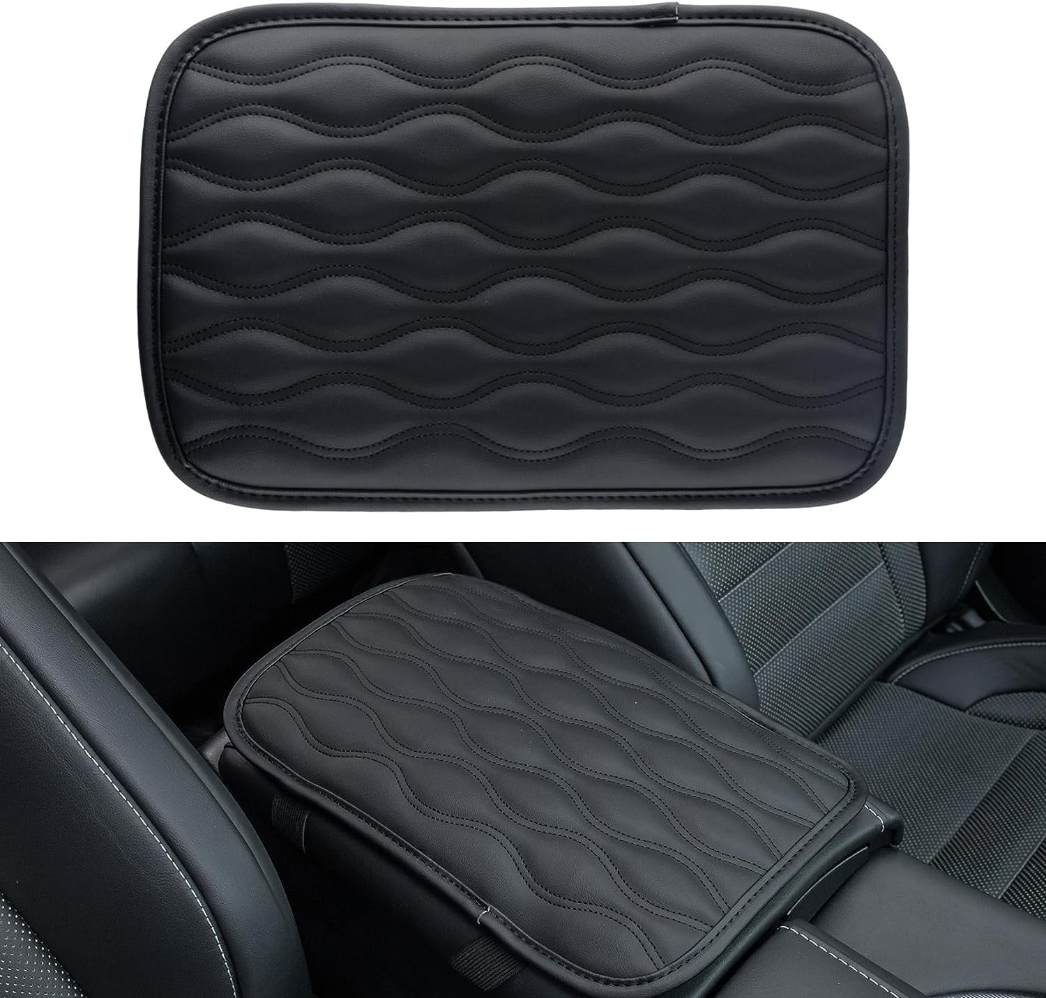 Auto Center Console Pad, Universal Waterproof Car Armrest Seat Box ...