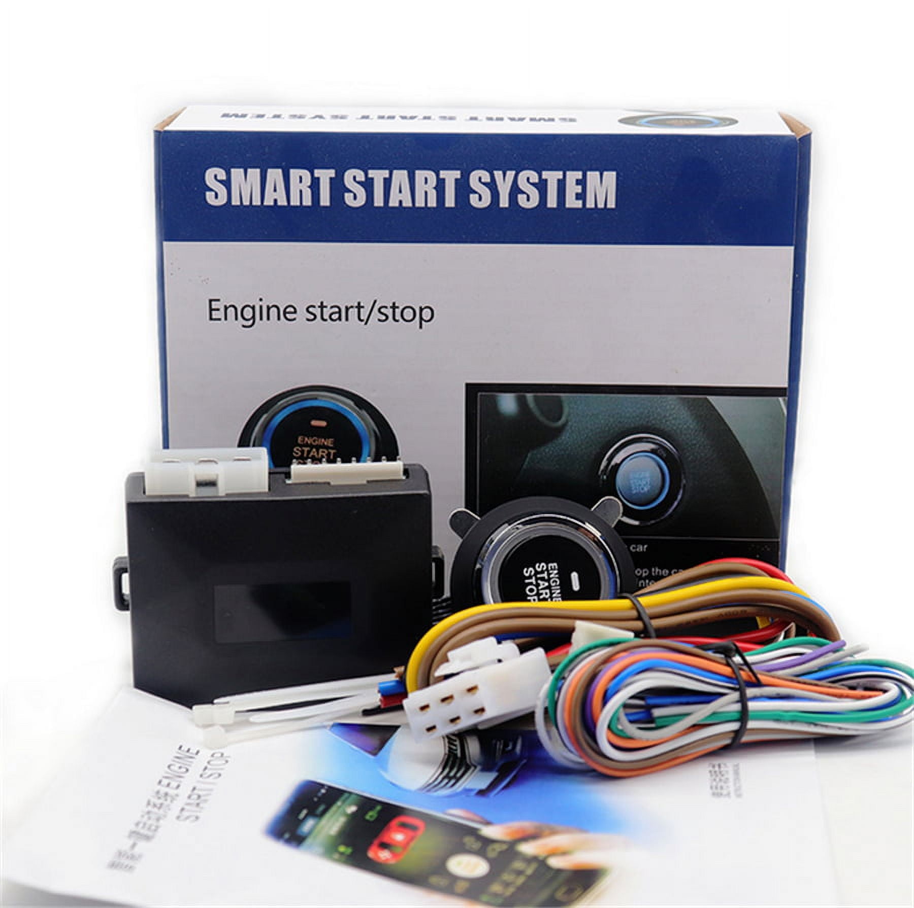Auto Central Locking Kit Smartphone Remote Control One-Key Engine Start ...