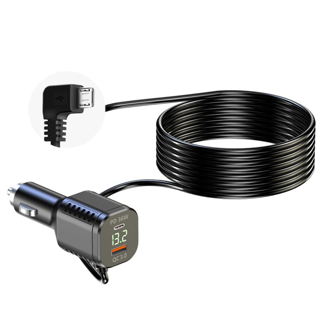 Auto Charger Cable ABS Small USB with double Fast Charging & Voltages ...