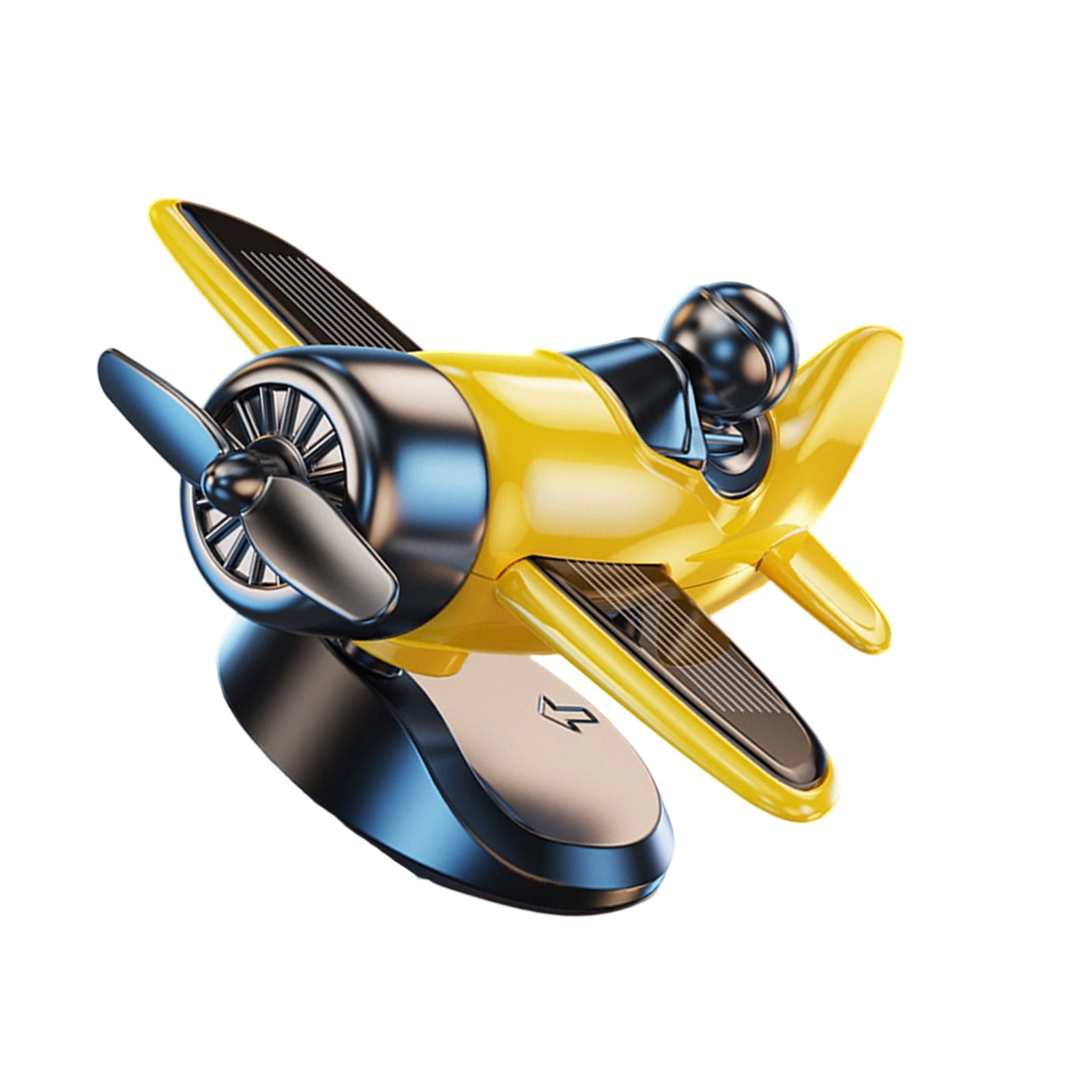 Auto Charging Solar Car Planes Model with 360 Rotation Solar Power ...