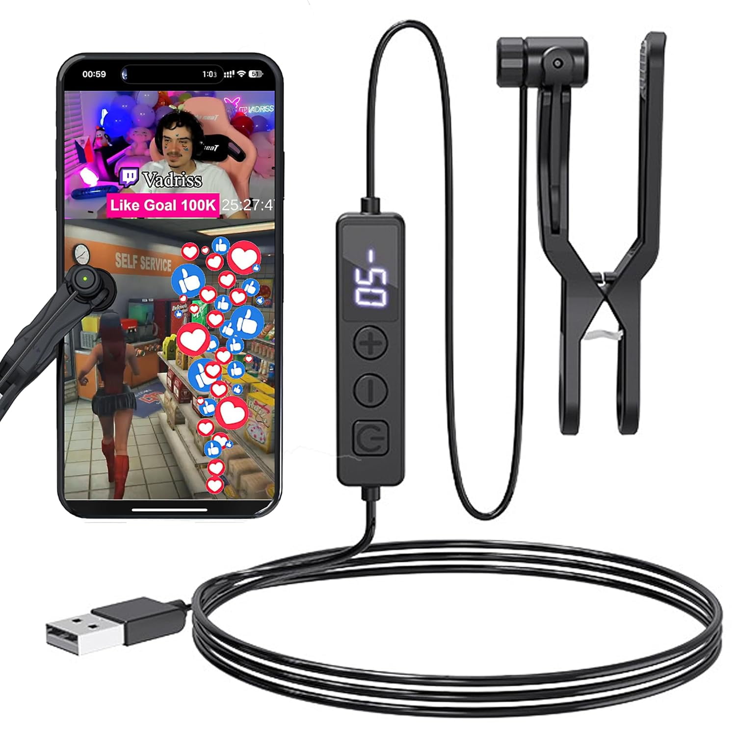 Auto Clicker for Phone and PC, USB Automatic Tap Screen Clicker, High ...