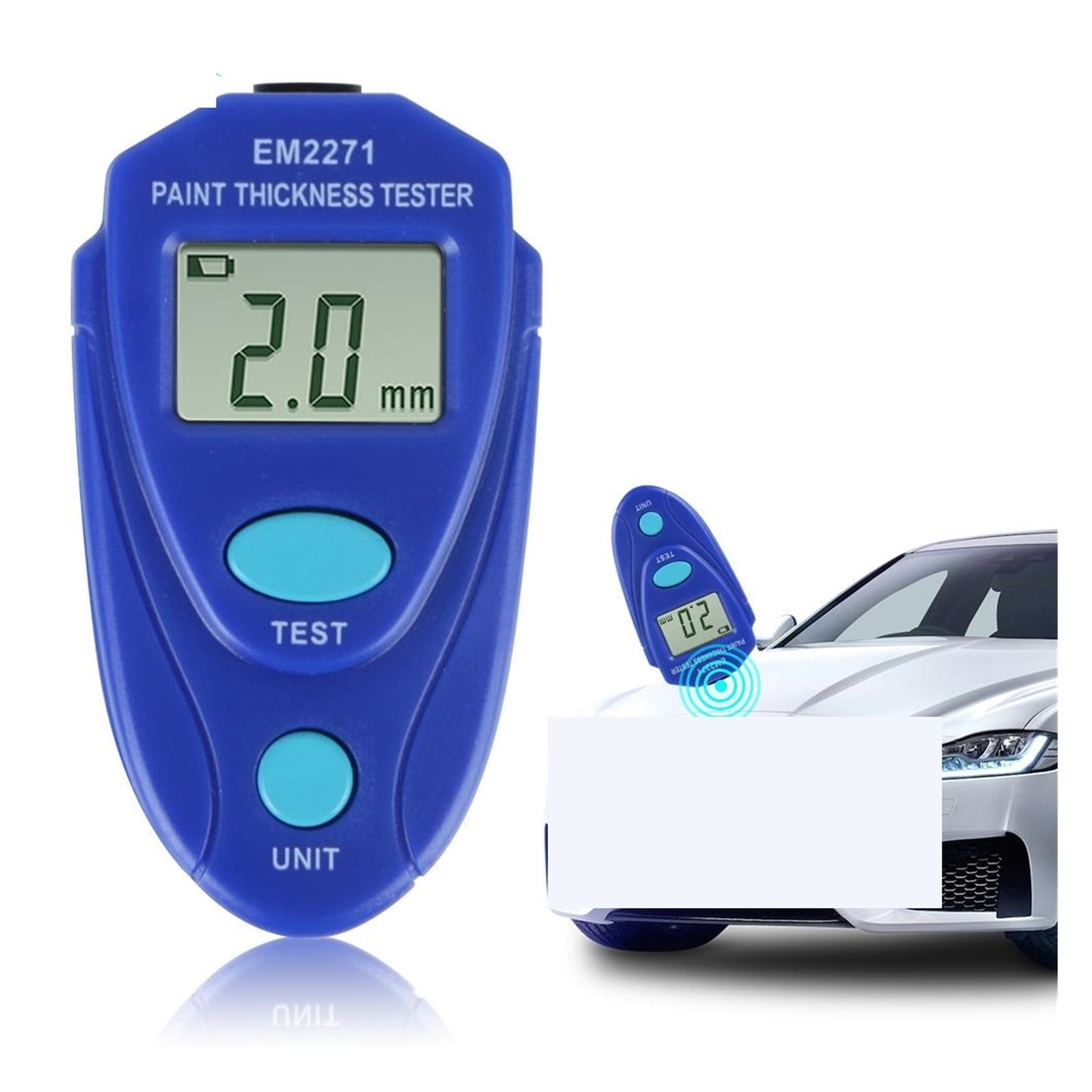 Auto Coating Car Accessories Digital Display Mini Car Paint Thickness ...