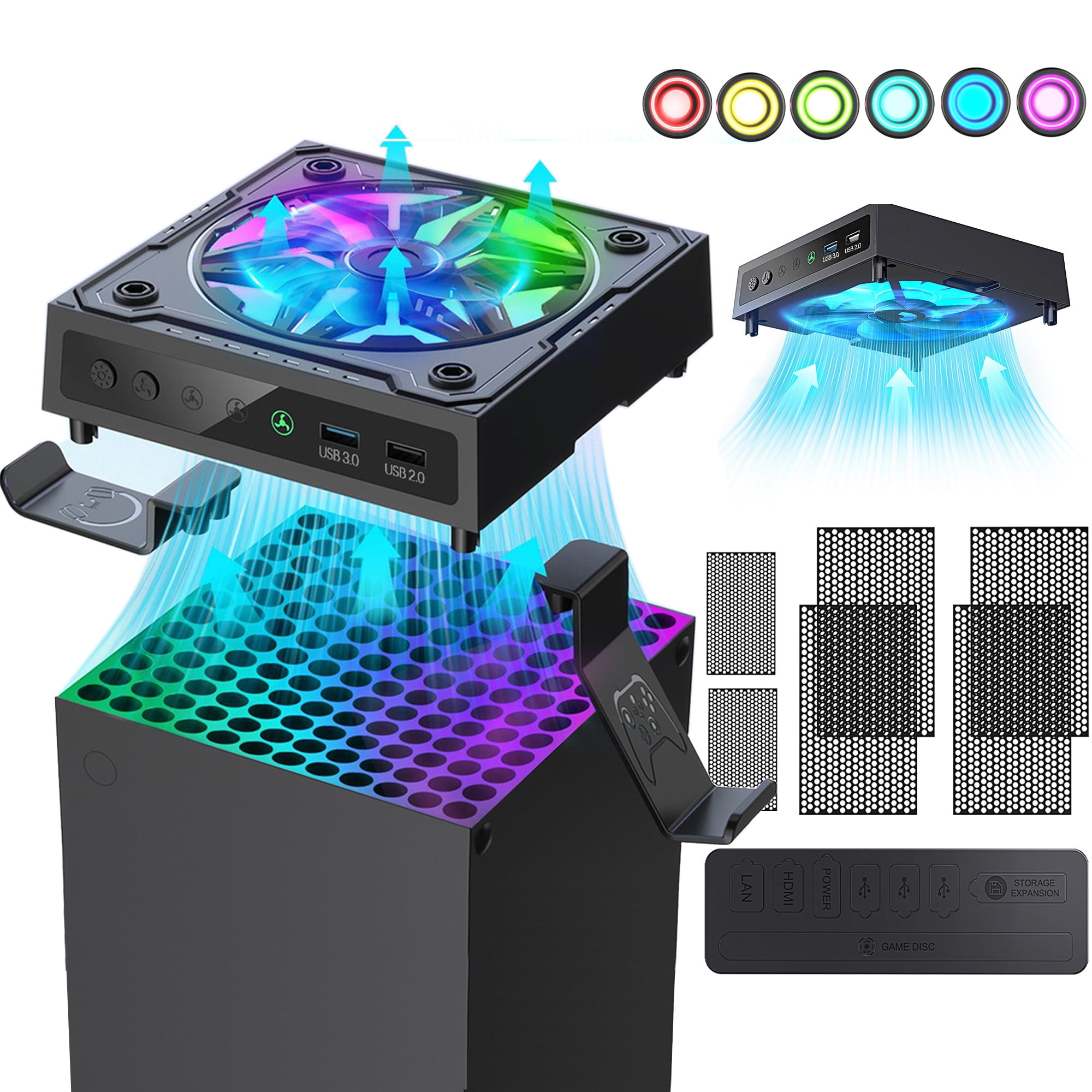 Cooling Fan for Xbox Series X, Cooling System Compatible with Xbox ...