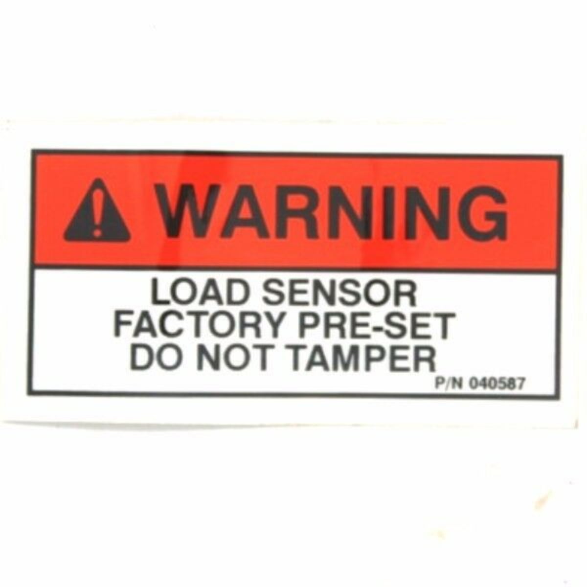 Auto Crane 040587000, Load Sensor Warning Decal - Walmart.com
