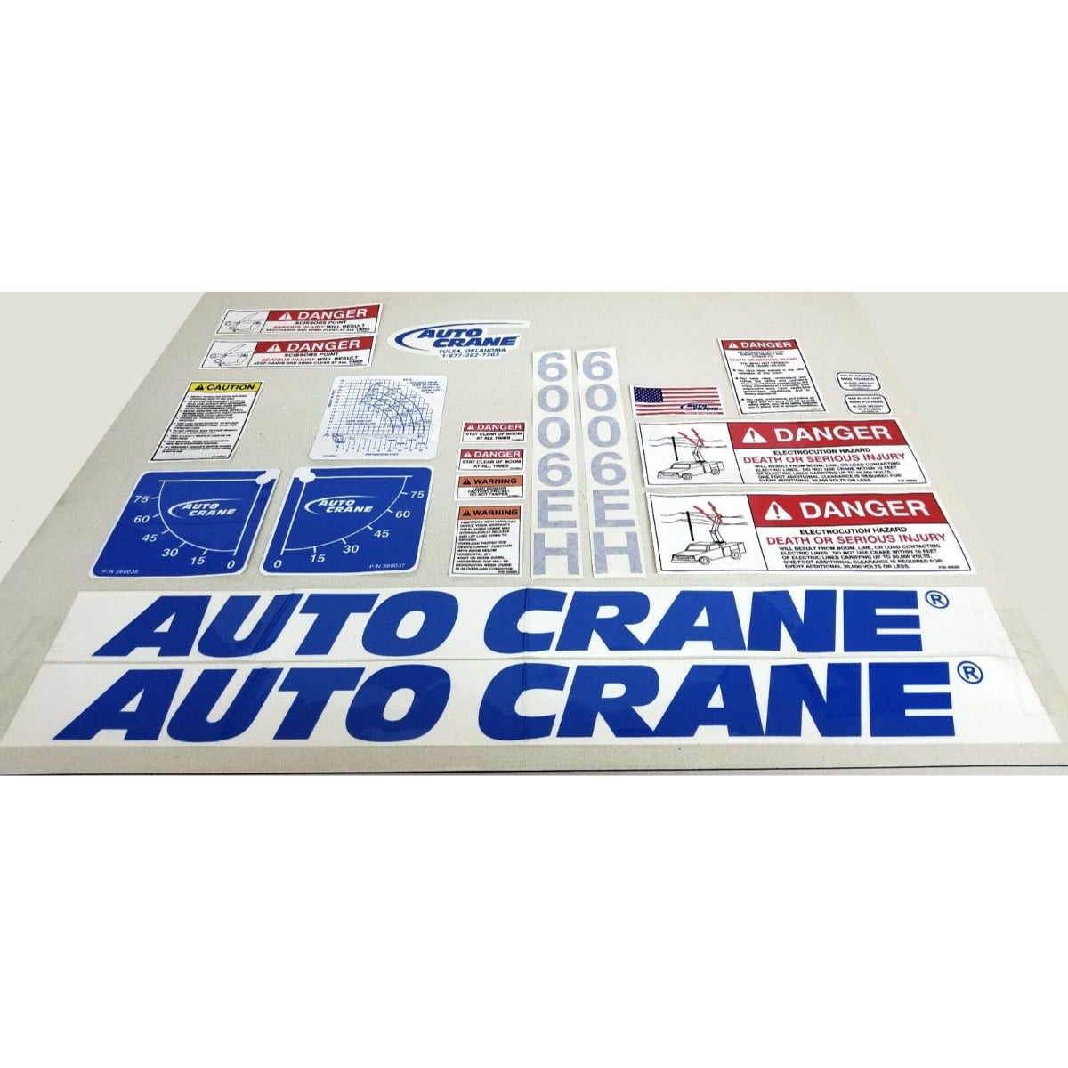 Auto Crane 366808000, Decal Kit, for 6006EH Series Cranes - Walmart.com