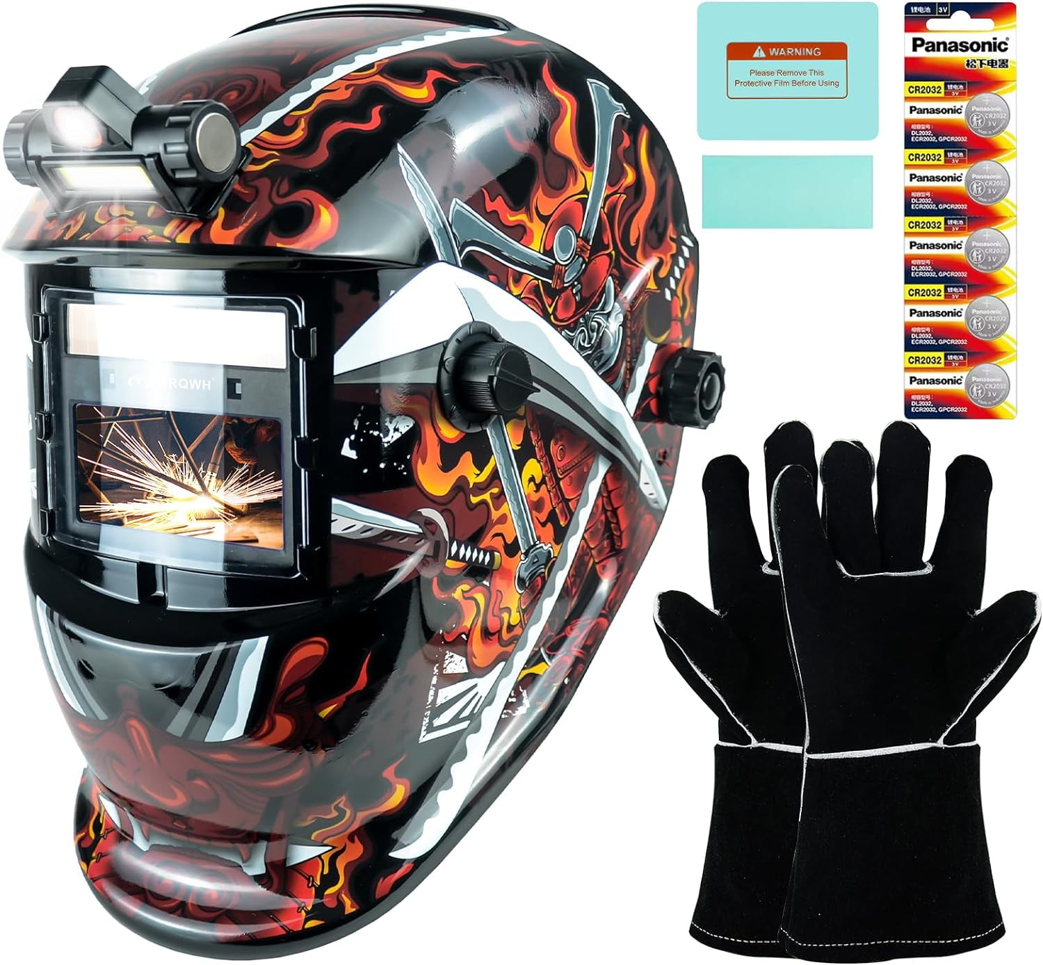 Auto Darkening Welding Helmet with Light Wide Shade Range 4/9-13 ...