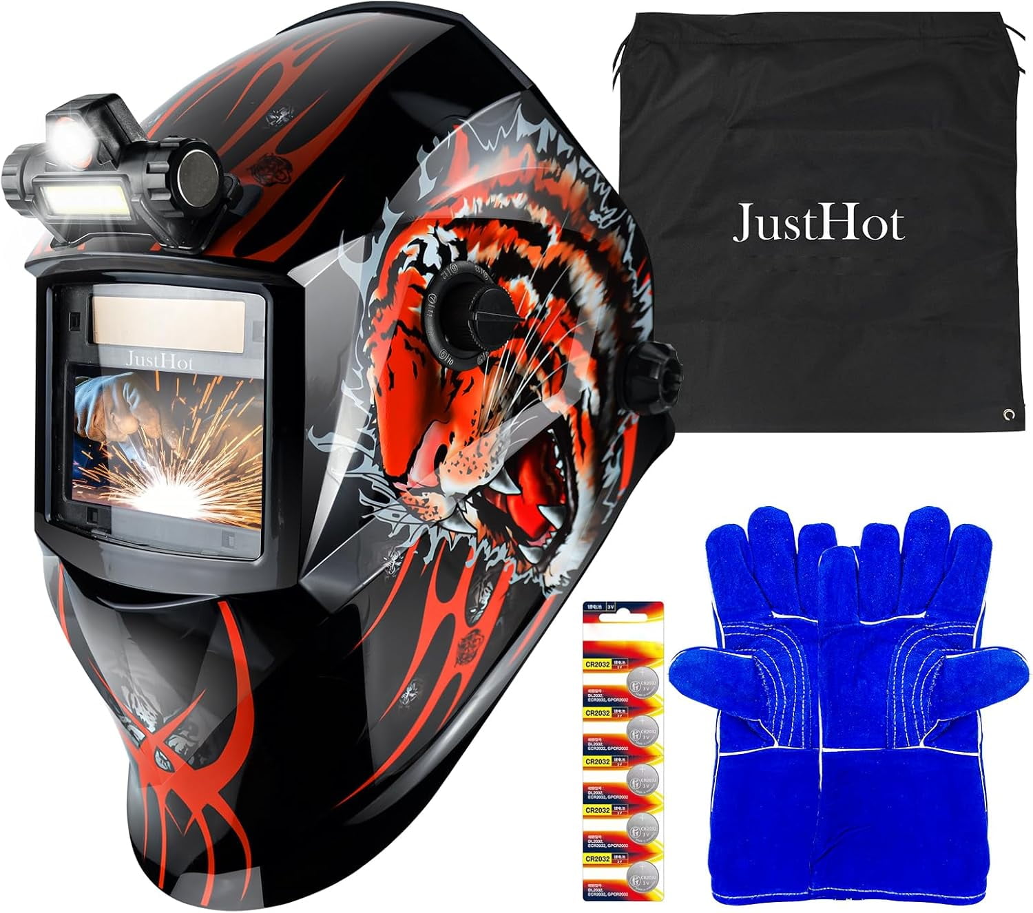 Auto-Darkening Welding Helmet True Color Solar Powered Welding Hood ...