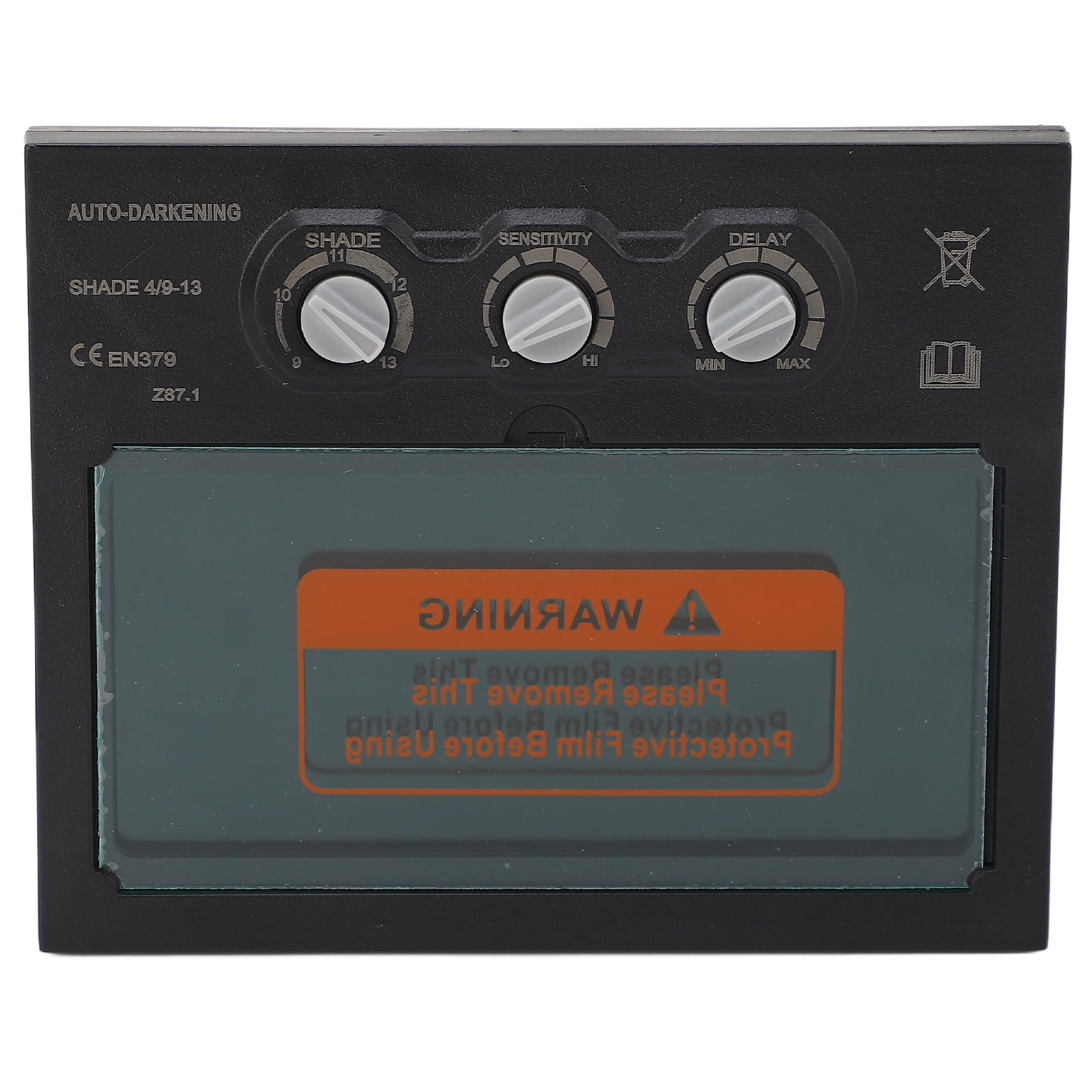 Auto Darkening Welding Lens 92.5x42.5mm Welding Cover Adjustable Solar ...