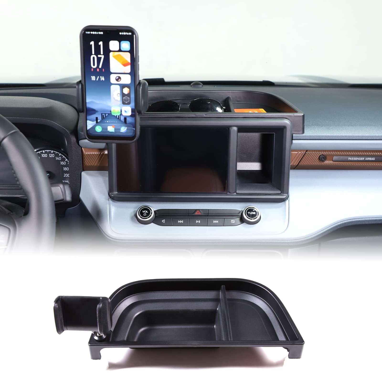 Auto Dashboard Storage Box Organizer Holder Tray Compatible Ford ...