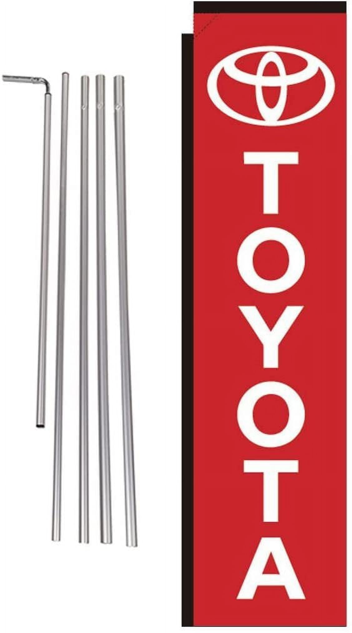 Auto Dealership Advertising Feather Banner Swooper Flag Sign with Flag ...