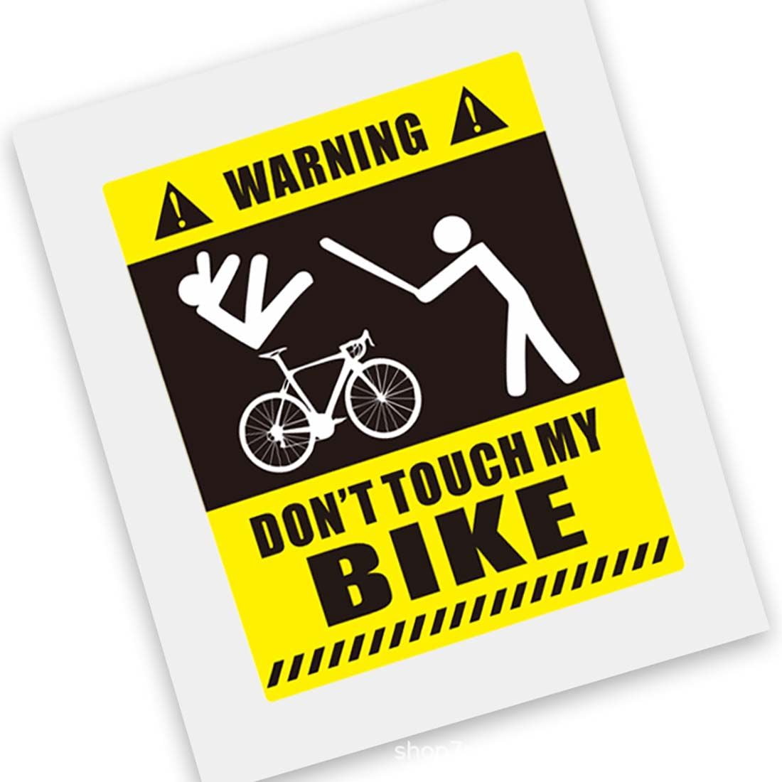 Auto Decal Decorative Frame Sticker Don't Move My Bike Bike Sticker ...