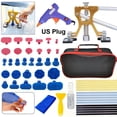 Auto Dent Puller Kit with Adjustable Golden Lifter & Glue Gun | Battery ...