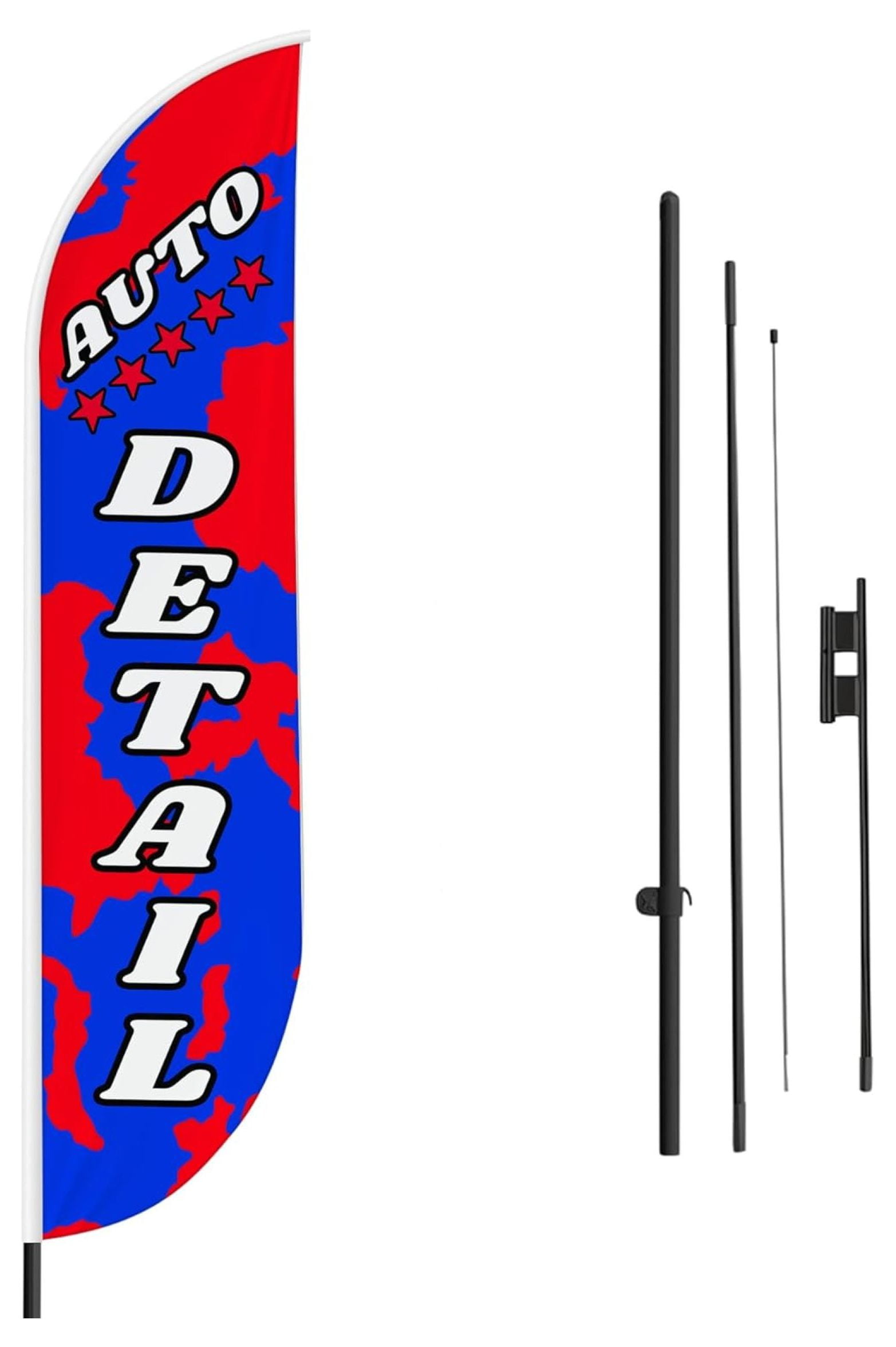 Auto Detail Sign flag Pole kit for Outdoor by Huang zhong wening | 15 ...