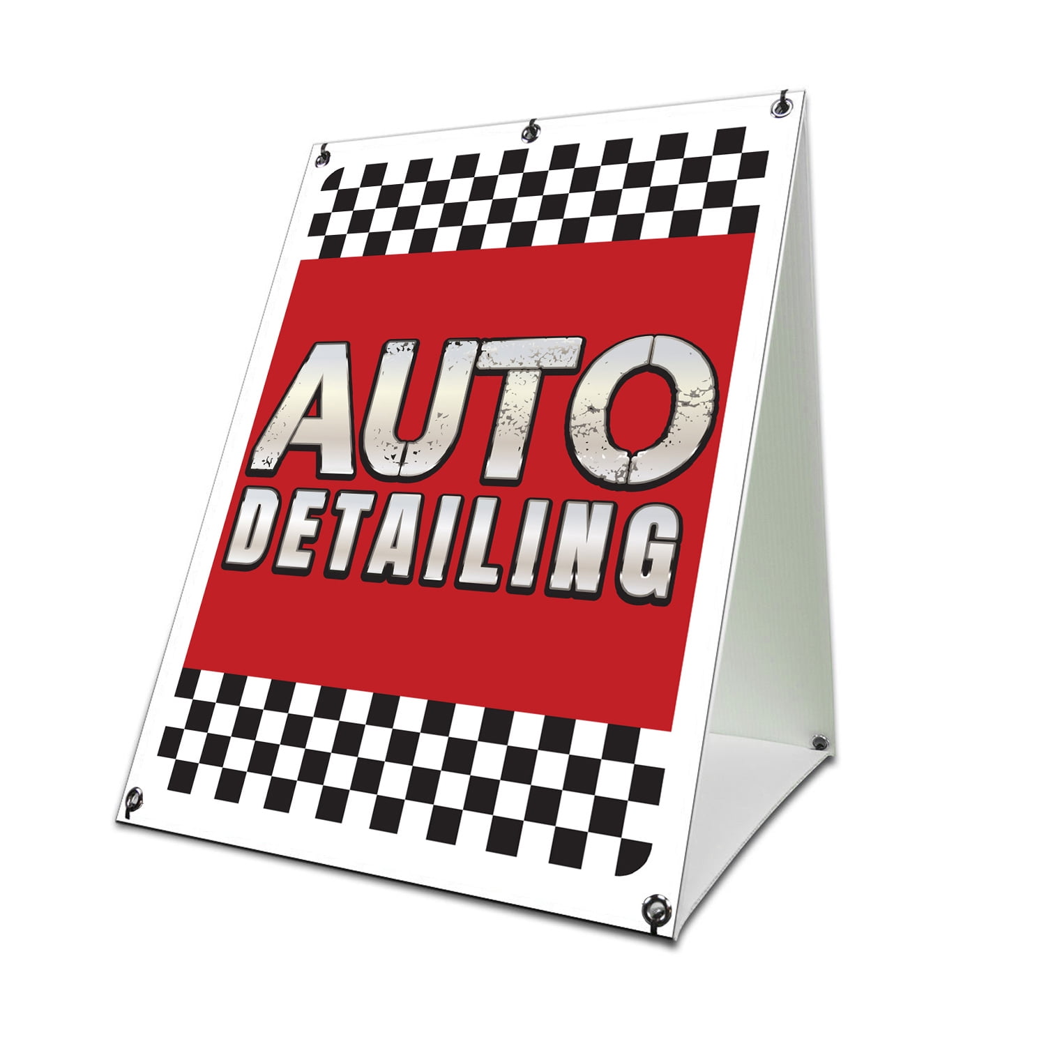 Auto Detailing 18" x 24" A-frame Sidewalk Sign| Advertise Your Business ...