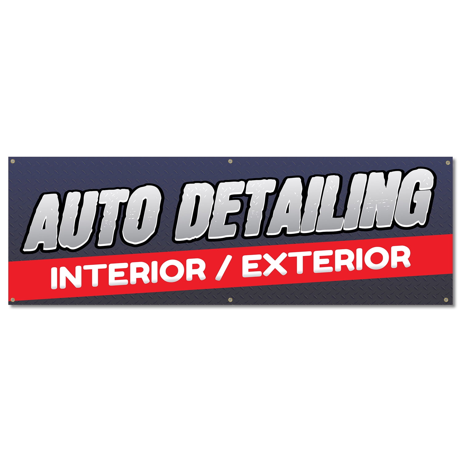 Auto Detailing | 24" X 72" Banner | Outdoor Vinyl Sign With Grommets ...