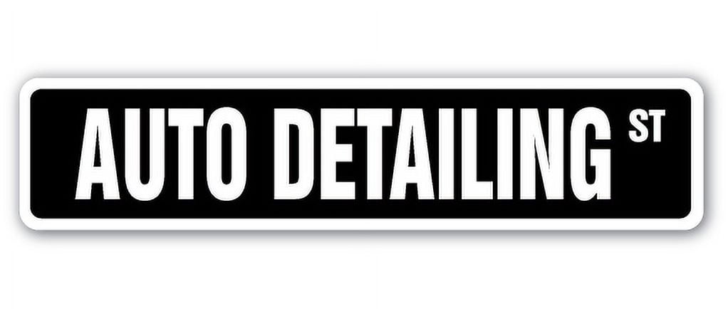 Auto Detailing Street [3 Pack] of Vinyl Decal Stickers | 1.5" X 7 ...