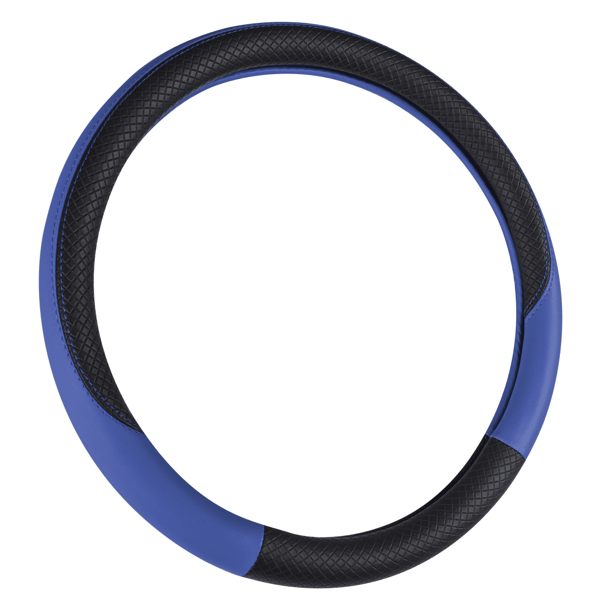 Auto Drive 1 Piece Steering Wheel Cover Racer Blue, Universal Fit ...