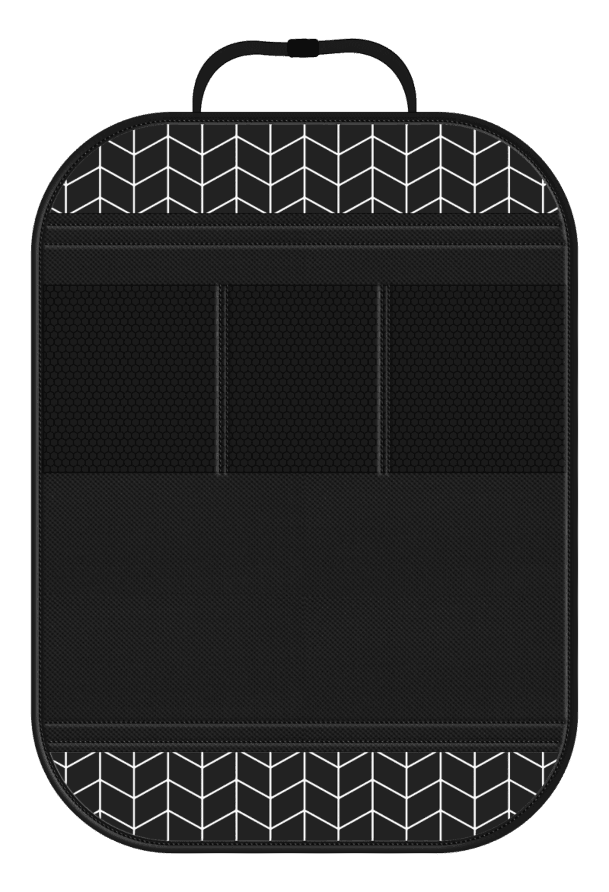 Auto Drive Baby Kick Mat Black Polyester Oxford Protects Upholstery Car ...