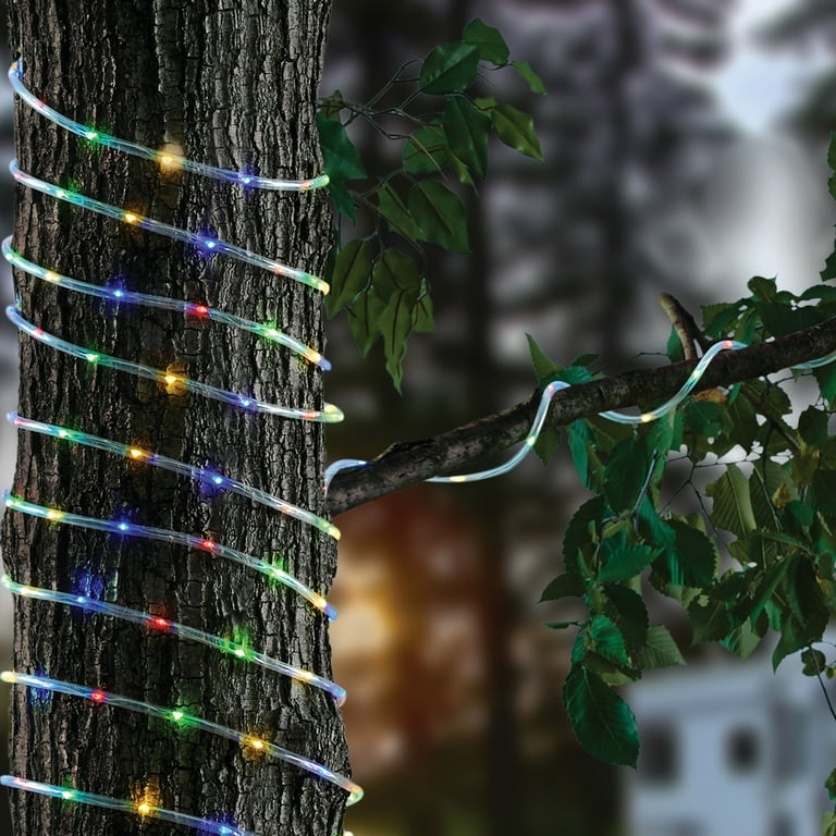 Outdoor Rope Light Along Tree Branches LED Rope Light Twinkling Tree