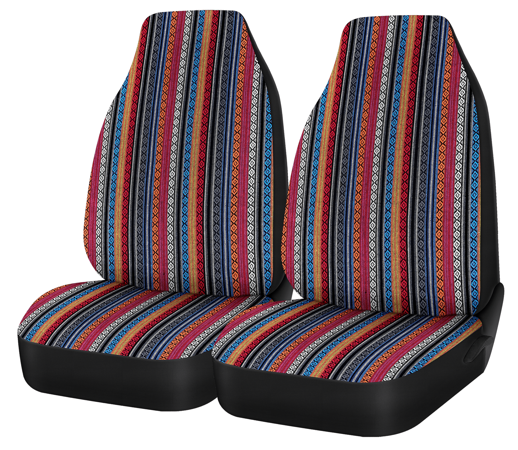 Auto Drive 2pc Boho Front Seat Cover, Universal Fit, High-Quality ...