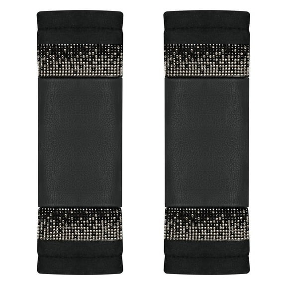 Auto Drive Bling Diamond Seat Belt Pads, 2-Pack Soft Shoulder Strap ...