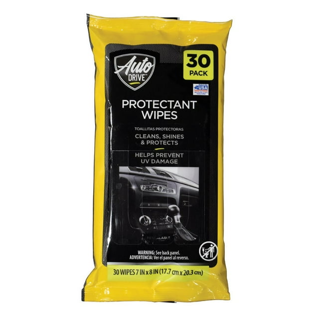 Auto Drive Car Protectant Wipes (30 Count) - Walmart.com