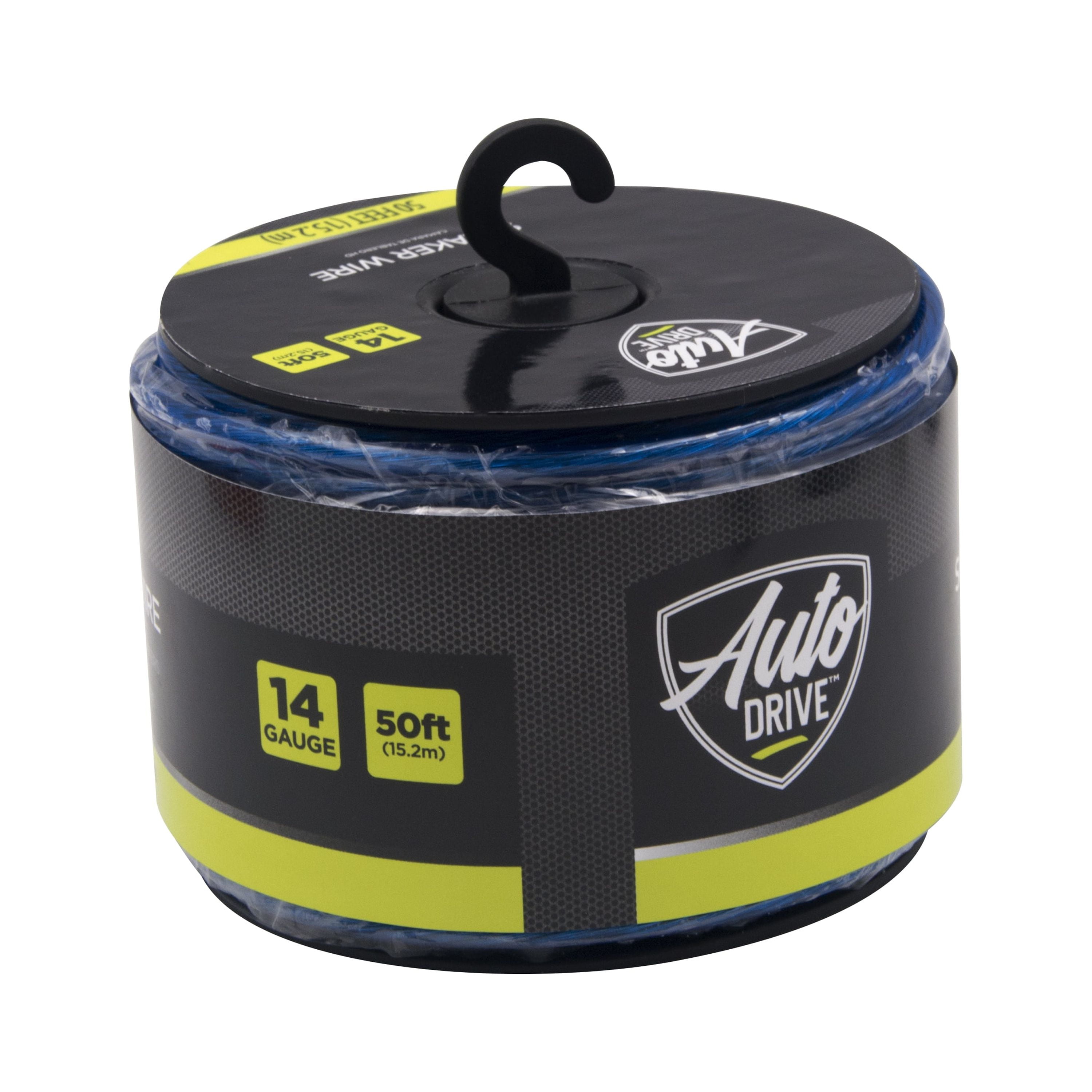 Auto Drive Car Stereo Speaker Wire 14 Gauge 50ft Transparent Blue Audio ...