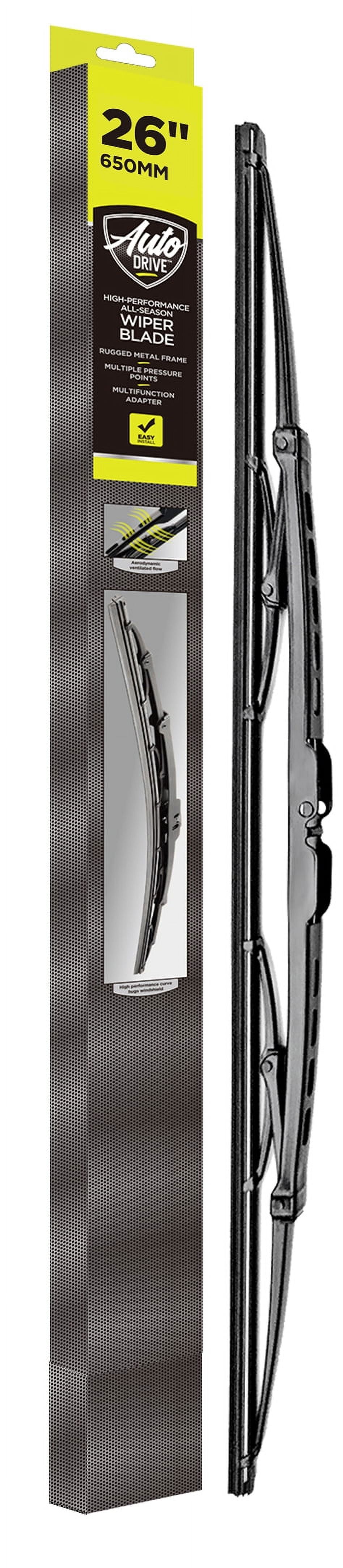 Auto Drive High-Performance 26 Inch Windshield Wiper Blade, Universal ...