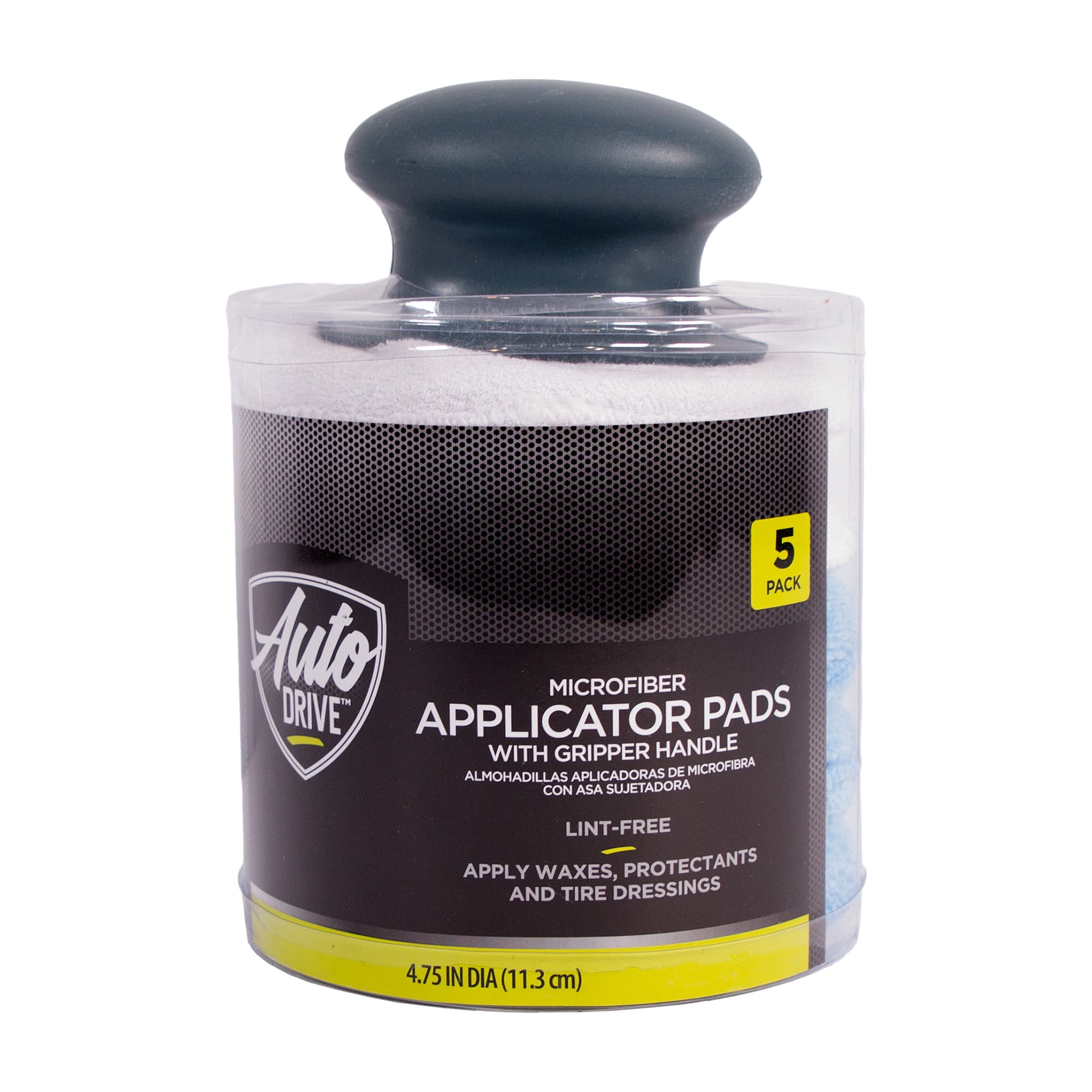 Auto Drive Microfiber Car Wax. Applicator Pads with Gripper Handle ...