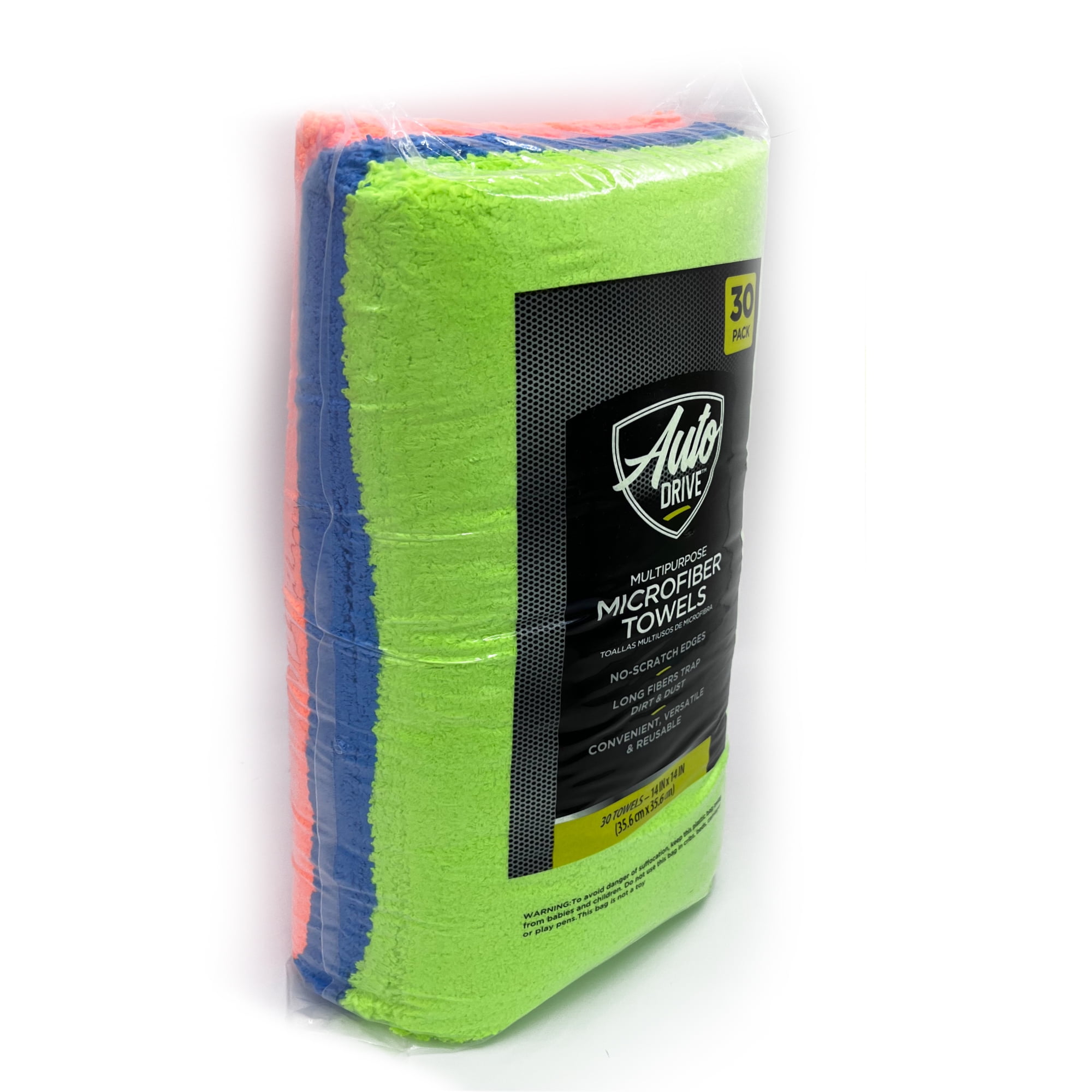 Auto Drive Microfiber Multi-Purpose Microfiber Towel, Cleaning Towel 30 ...