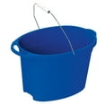 Auto Drive 12-Quart Blue Oval Plastic Bucket with Metal Handle and ...