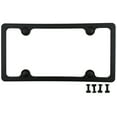 Auto Drive Black Plastic License Plate Frame with Fasteners for ...